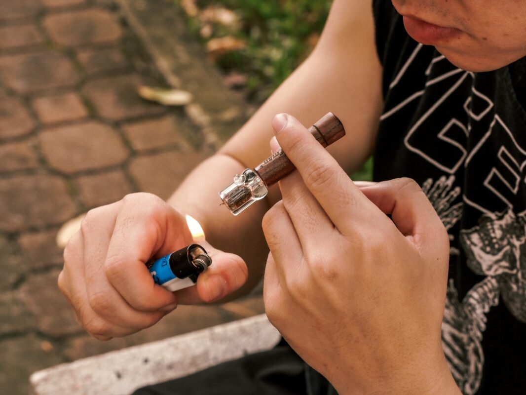 Wood Glass Pipe ( Short ) - Foglia 420